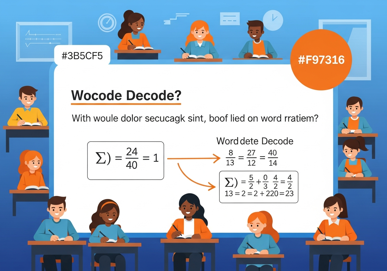 Student reading a word problem with a thought bubble showing the ...